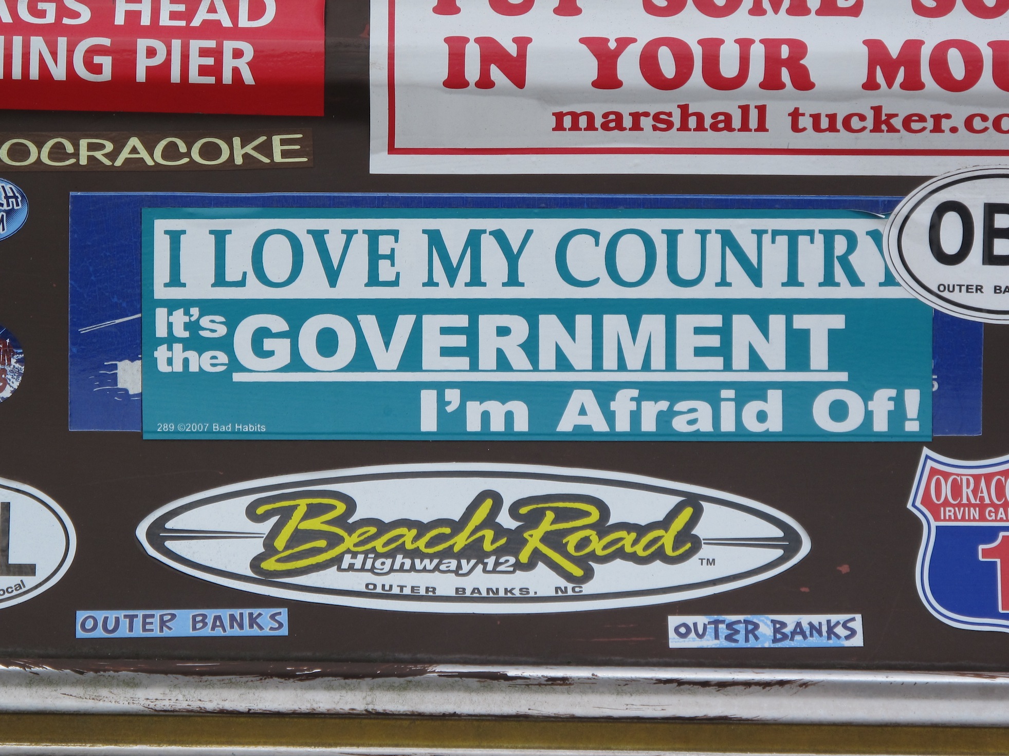 Bumper Stickers | Outer Banks | Beach | Fishing