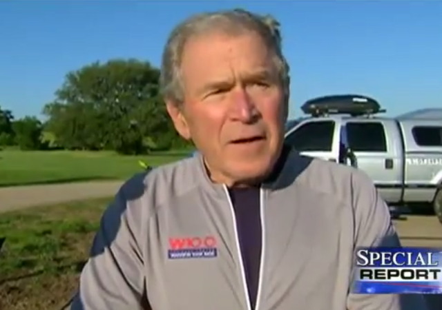 George W. Bush | honors wounded veterans | annual bike ride