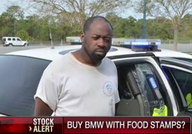 florida | man steals bmw | food stamp fraud | arrested