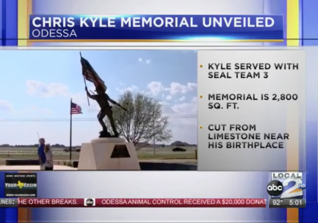 chris kyle | memorial | unveil | west texas | sniper