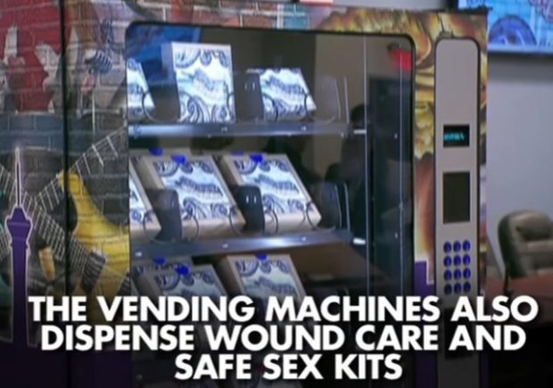 Las Vegas | opioid crisis | free syringes | vending machines