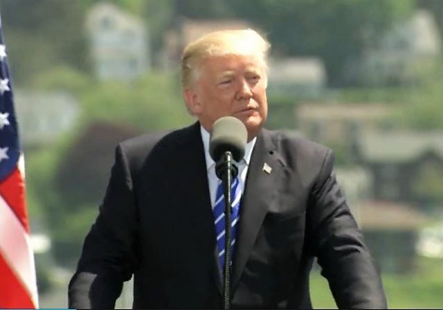 Trump Coast Guard speech: Will not back down in face of media onslaught