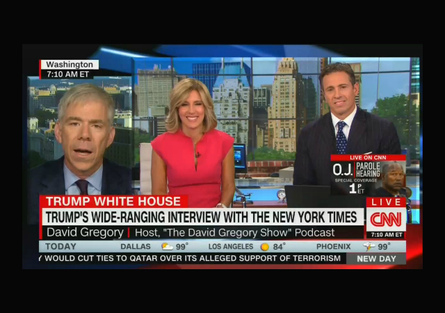 David Gregory: President Trump "Cannot Quit Maggie Haberman"