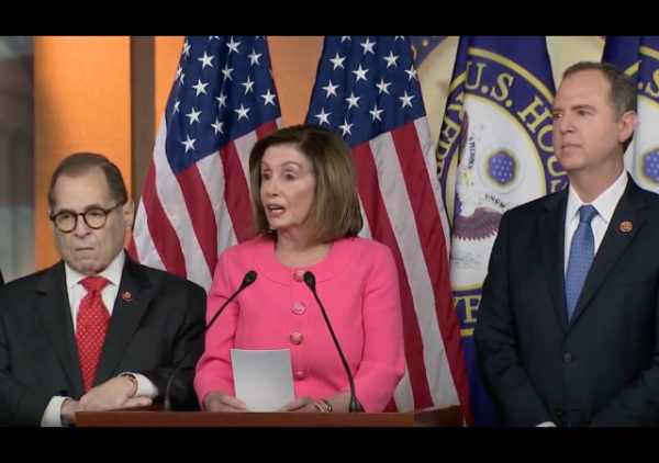 Pelosi Picks Schiff Nadler And Five Others As Impeachment Managers