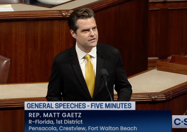 Rep. Matt Gaetz Introduces Motion to Remove Kevin McCarthy as Speaker ...