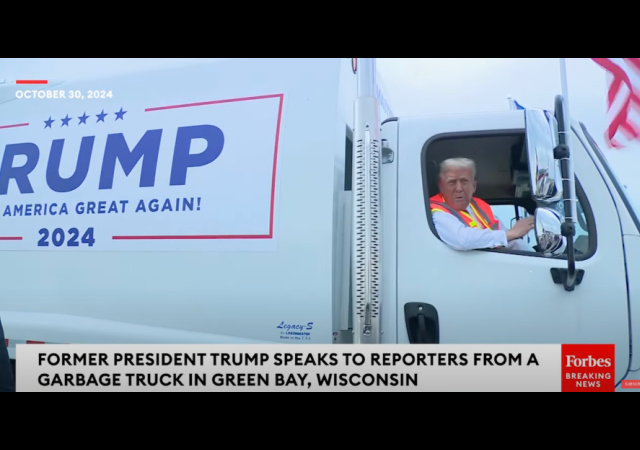 Trump Garbage Truck From Viral Campaign Moment to be Included in His ...