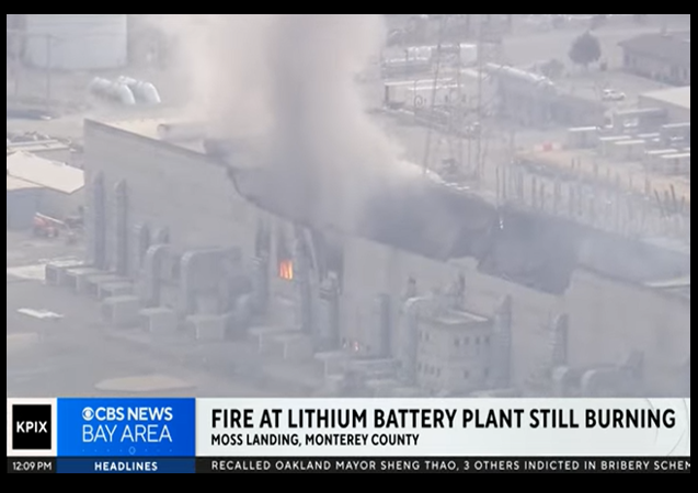 Massive Fire Burns at World’s Largest Lithium Battery Plant Near ...