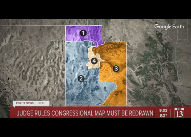 Judge Forcing Utah to Draw New Congressional District Map for 2026
