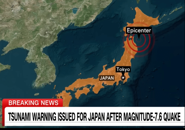 Over 20 Injured After 7.5-Magnitude Earthquake Strikes Japan